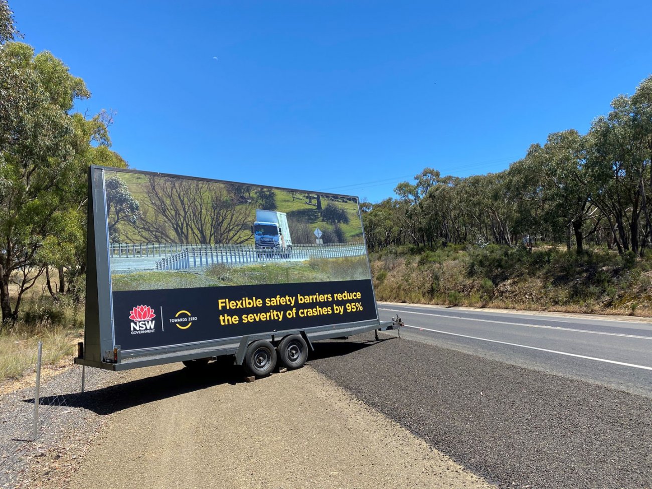 NSW Transport & Maritime Services roadside billboards keeping drivers ...
